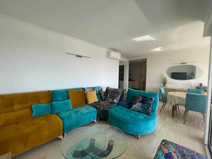 Luxueux T3 Vue Mer Piscine Parking Tennis - Juan les Pins