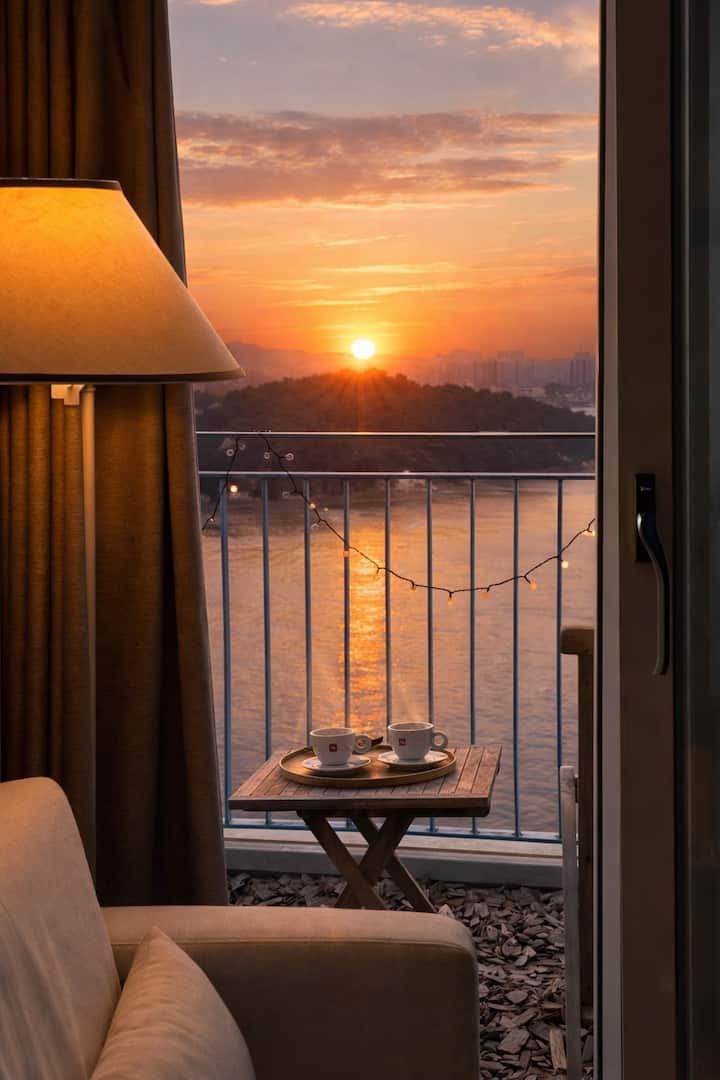 [알로하영종A]아기침대가드,유아식기/고층오션뷰/4인가능/거실,침실분리/취사가능 - Incheon