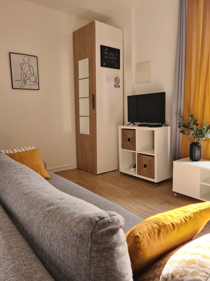 Joli 2 Pièces – Paris 30 Min, Wi-fi Rapide - Auvers-sur-Oise