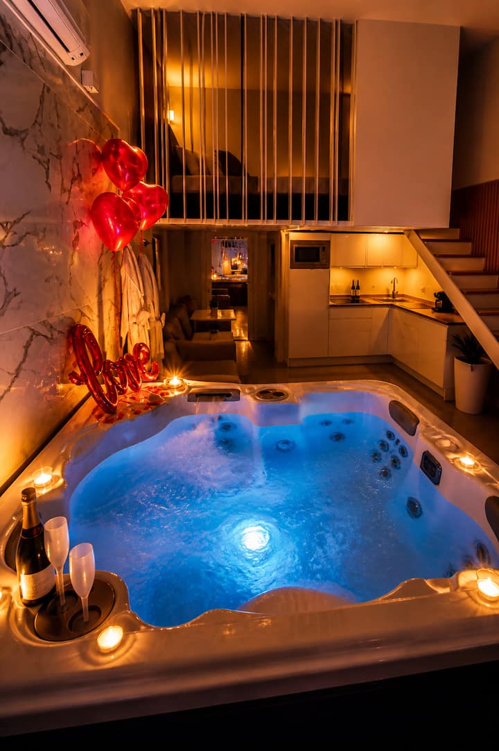 Villa Bono Suite Romantique & Jacuzzi Privé - Saint-Laurent-du-Var
