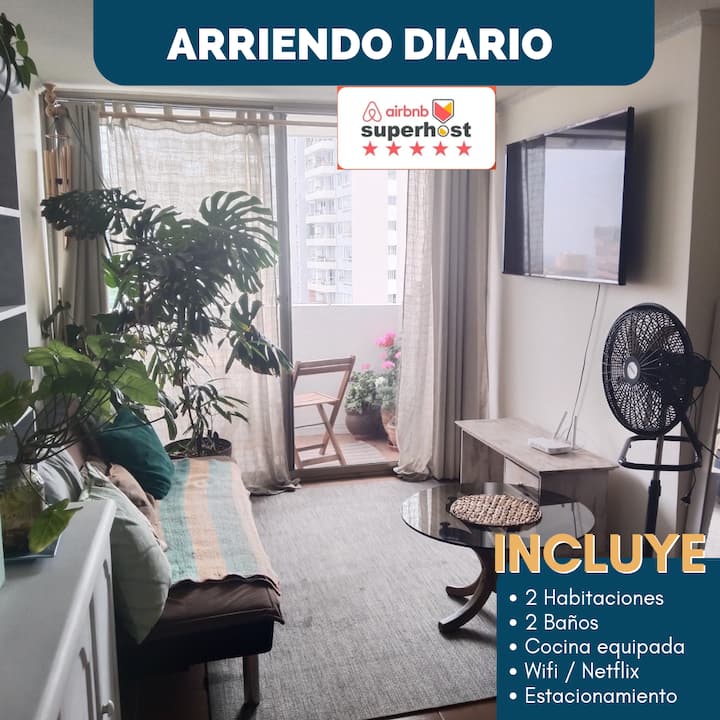 Acogedor Y Céntrico Departamento En Iquique - Iquique