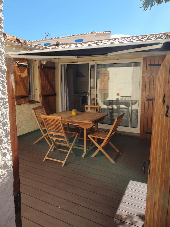 Maison Avec Patio, Clim, Proche Mer, 6 Pers(+bébé) - Le Barcarès