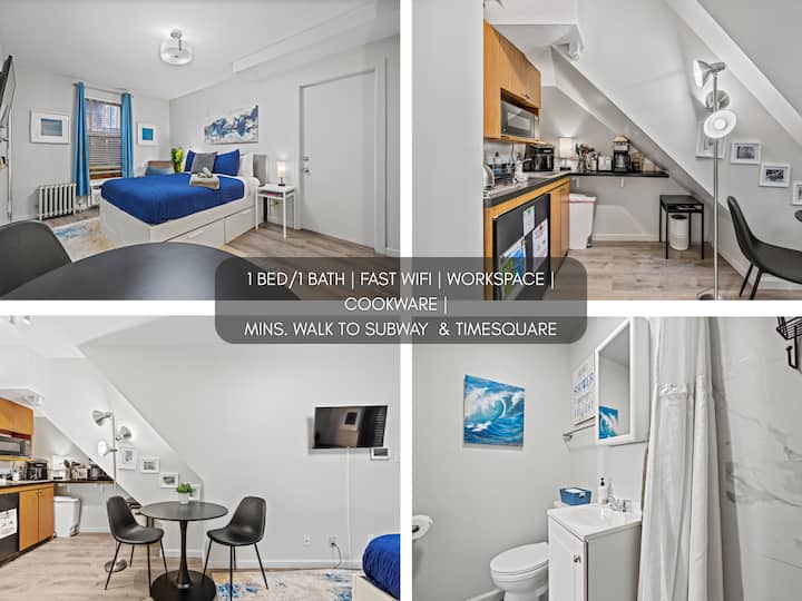 Central Location Studio, Walk To Times Square - New York