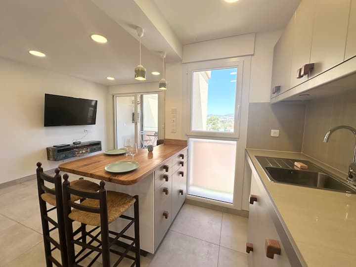 L’atena - Belle Vue Mer - Climatisation - Smart Tv - Six-Fours-les-Plages