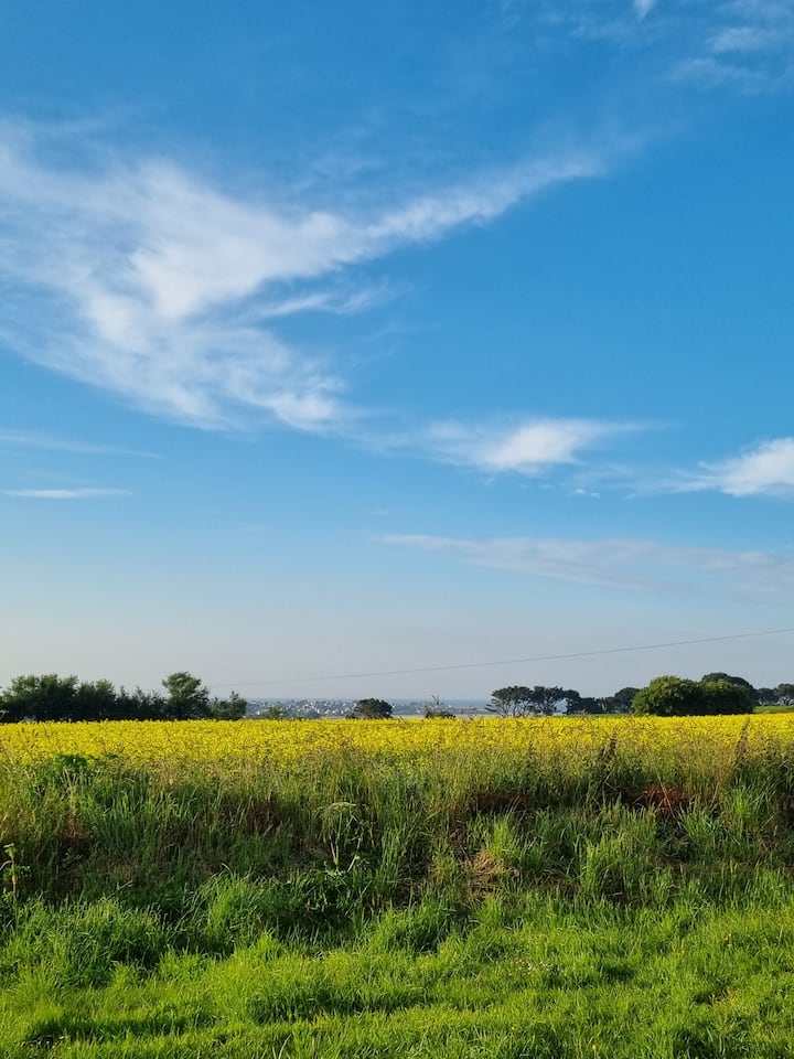Maison En Campagne Vue Mer - Kerlouan