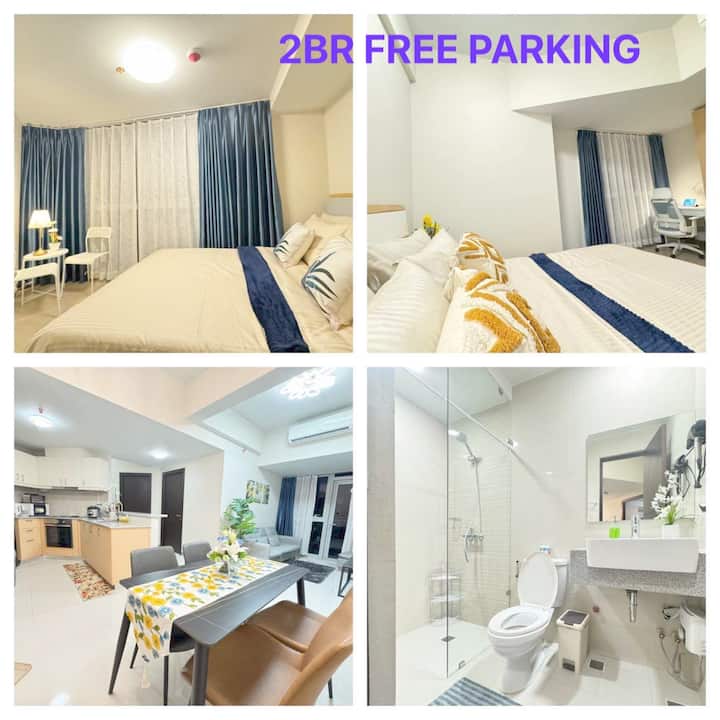 Modern 2br W/ Balcony & Free Parking  @Uptownbgc - Taguig