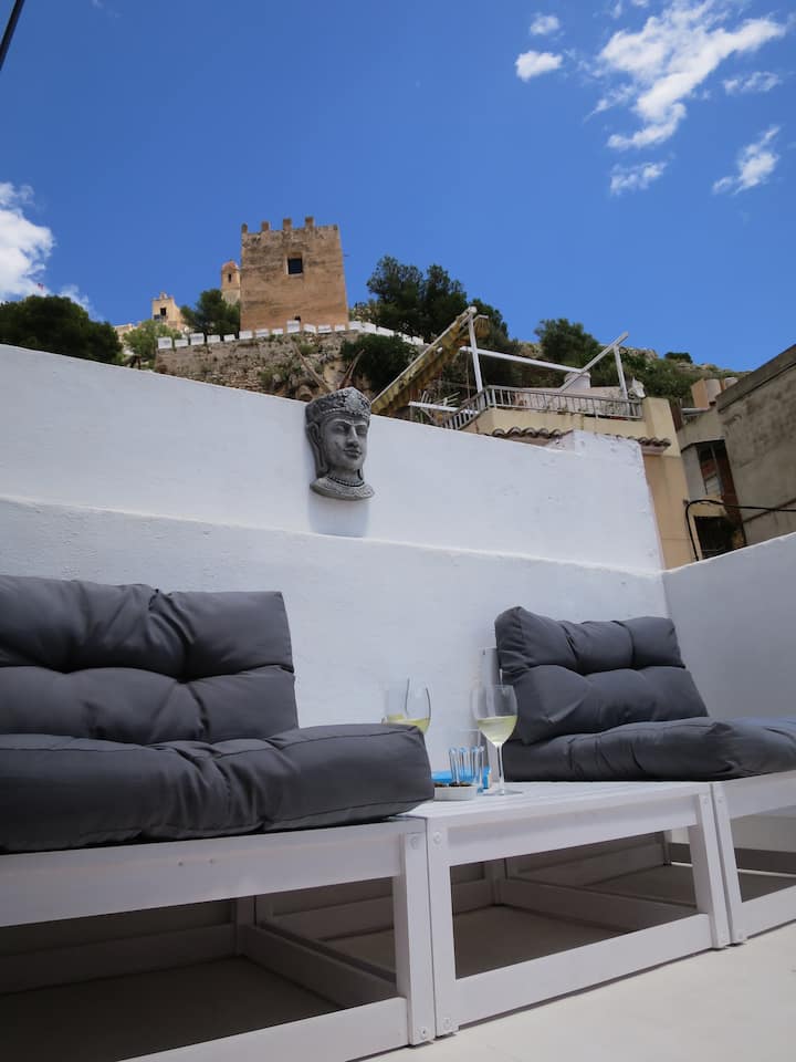 Casa Al Castillo - Authentic, Terrace Castle View - Cullera