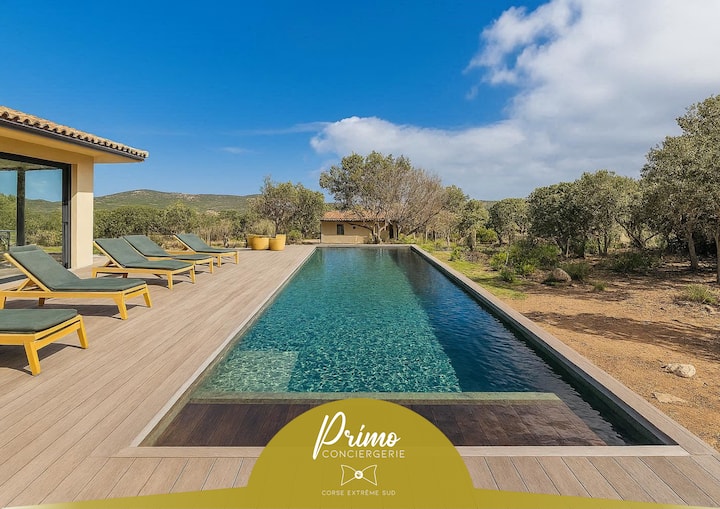 Villa Paola - Piscine Chauffée, Nature & Calme - Pianottoli-Caldarello