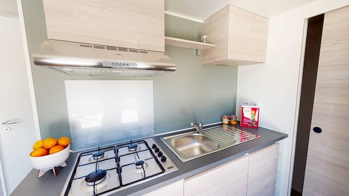 Mobil-home Confort Camping 4* - Gastes