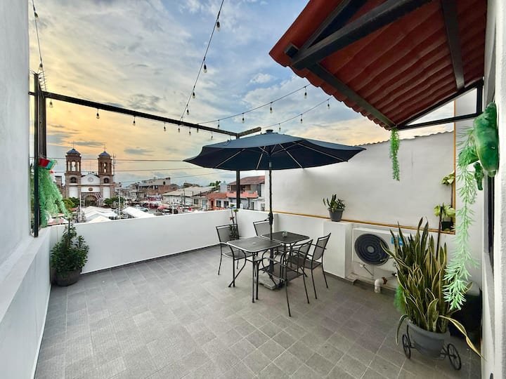 #3 Departamento Con Terraza Y Vista A La Iglesia - Puerto Vallarta