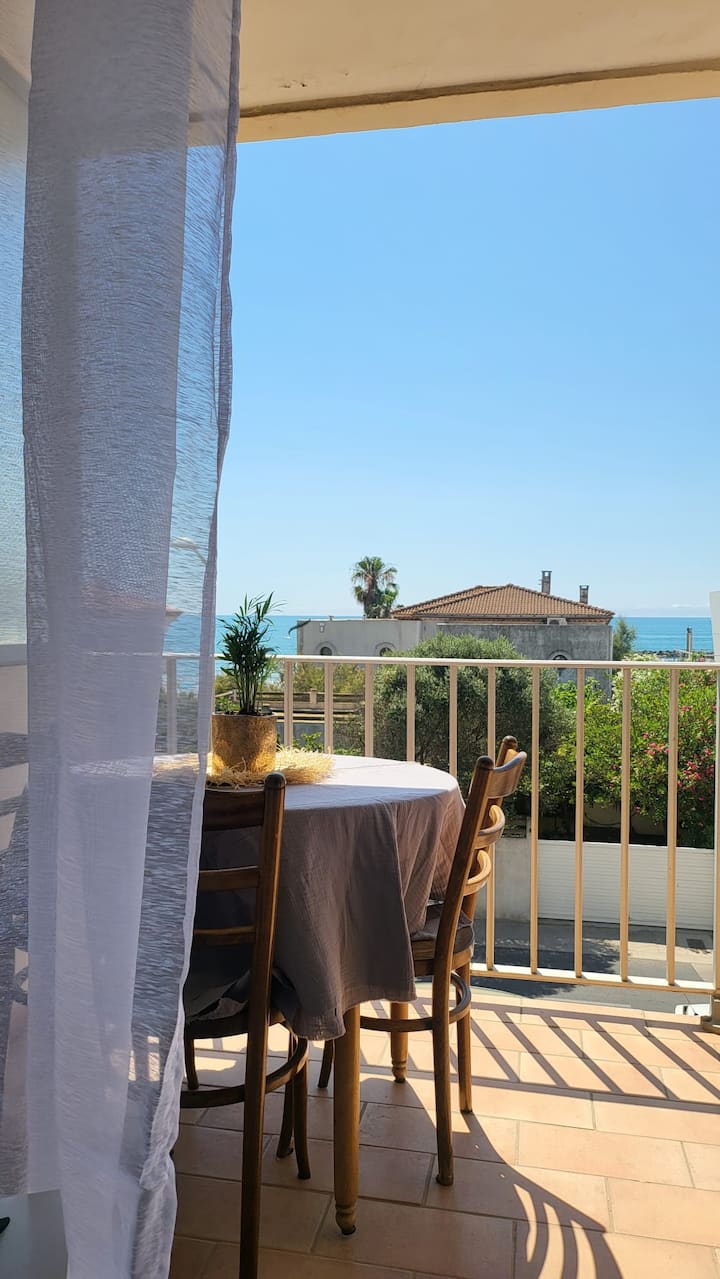 Studio 3 Pers Vue Mer Parking Et Terrasse - Carnon - Carnon