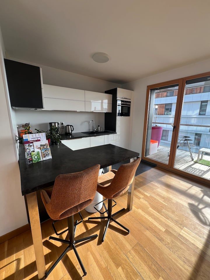 4mn Gare Pour Genève, Calme, Balcon 14m2, Parking - Gaillard