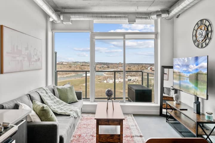 5 Mins From Stampede | King Bed | Sofa Bed | Ac - Calgary