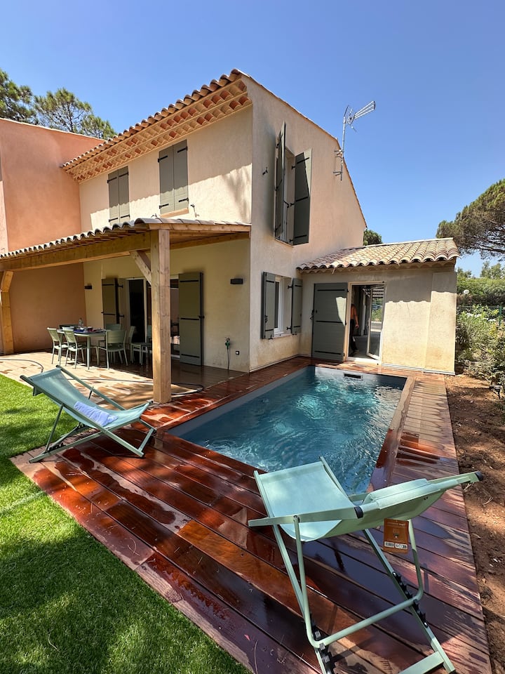 Villa 4 * - Piscine Privée - Plages La Nartelle - Sainte-Maxime