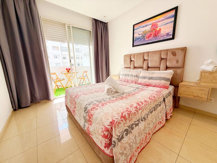 Comfort Stay| Pool | Fibre |Clim | Netflix|balcon - Agadir