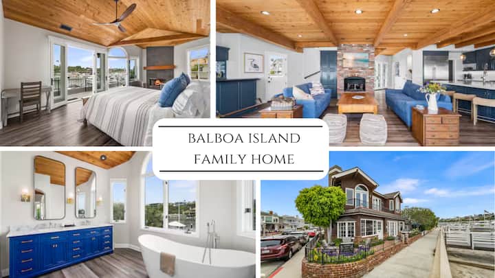 Balboa Island Family Home W/ Patio On The Bayfront - Laguna Beach, CA