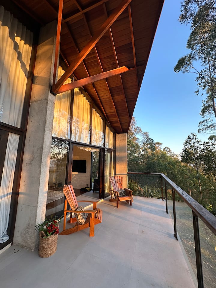 Chalé Neve Da Montanha Com Pôr Do Sol - Santo Antônio do Pinhal