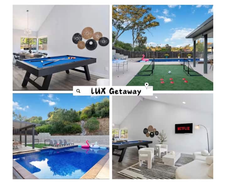 Backyard Oasis • Pool • Hot Tub • Games • Minigolf - San Diego