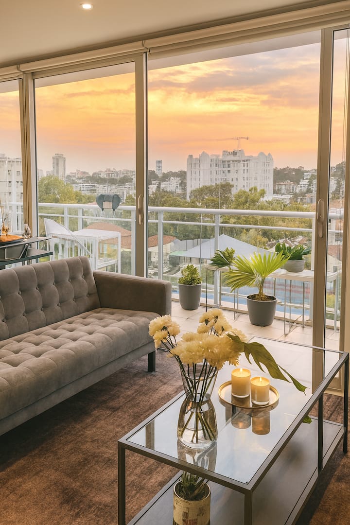 Stylish & Spacious Apartment With Sunny Balcony - Sydney