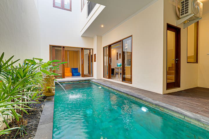 Great Value 3br Villa Taman Seminyak 46 With Pool - Sanur