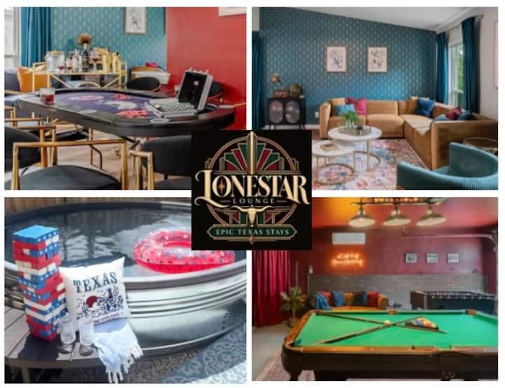 Mins To Stadium, Speakeasy Gameroom & Heated Pool - Grand Prairie, TX
