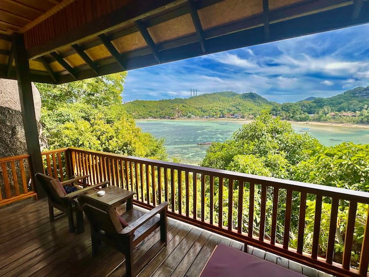 Family Bayview Bungalow At Taa Toh Beach - タオ島