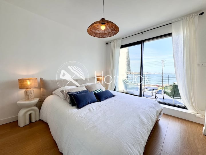 Villa D Architecte Contemporaine - Vue Mer 180 - Larmor-Plage