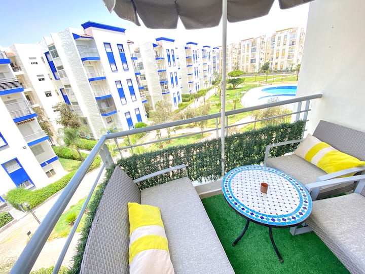 A Bouznika Bel Appartement Vue Sur Piscine - Bouznika