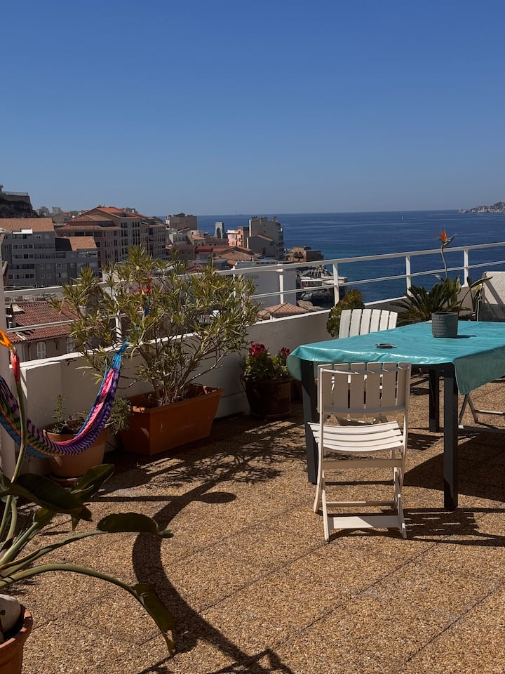 Penthouse Pieds Dans L’eau Catalans - Marseille
