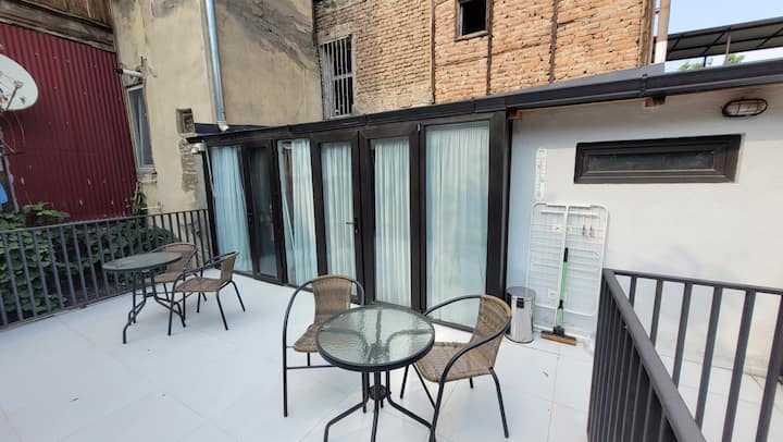 Private Terrace 3 Bedroom Apartment - Tbilisi