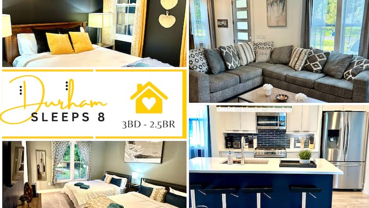 Stay And Game New Modern Home ,Sleeps 8/ Near Rdu - ダーラム, NC