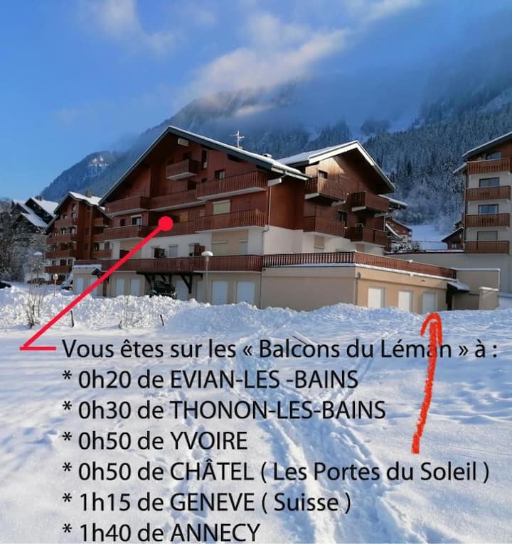 Nouveau : Bel Appartement En Haute-savoie - Thollon-les-Mémises