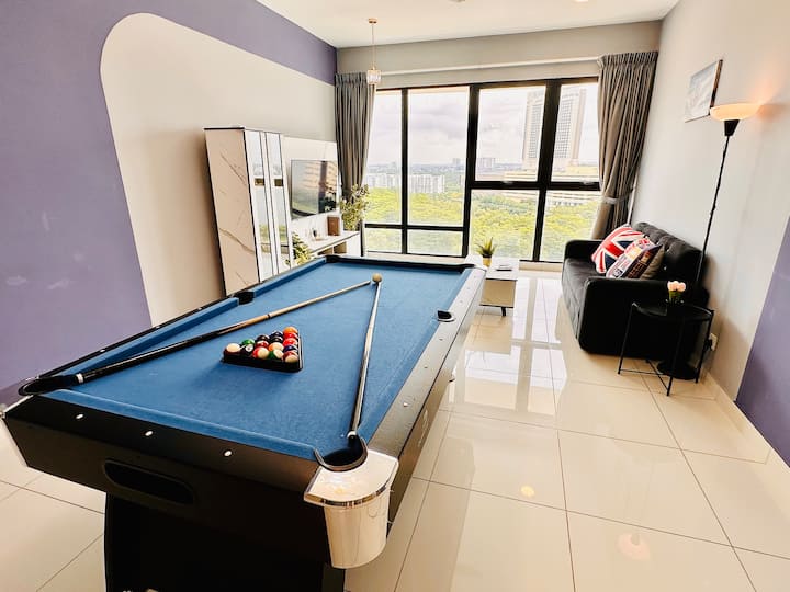 Mosaic 3+1br @ Pool Table Haven 3+1br 10-16pax - Johor Bahru