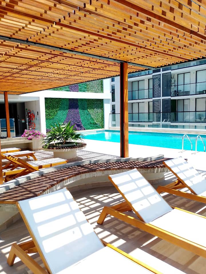 Super Apartament Salinas 88 Piscina Y Vista Al Mar - Colombia