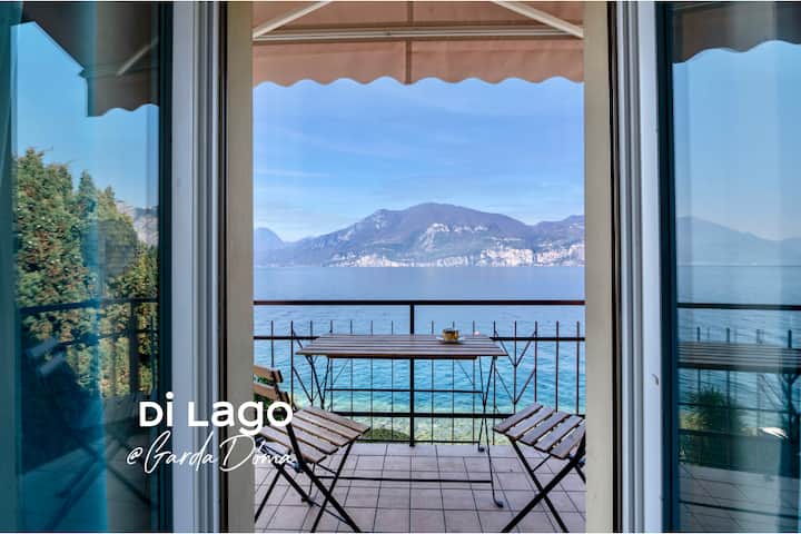 Wow-view & Beachfront Apartment Di Lago @Gardadoma - Malcesine