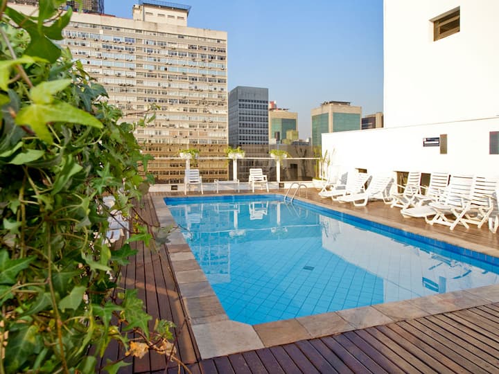 Flat Jardins, Piscina,
Sauna, Academia - São Paulo