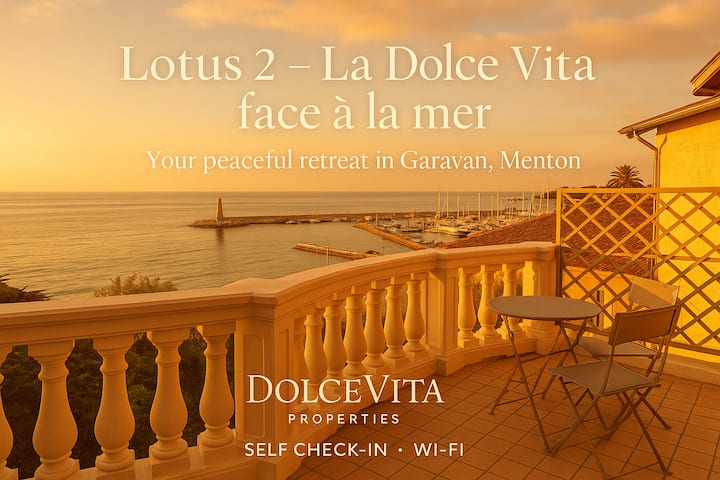 Refuge Vue Mer - Doux Hiver à Menton - Airole