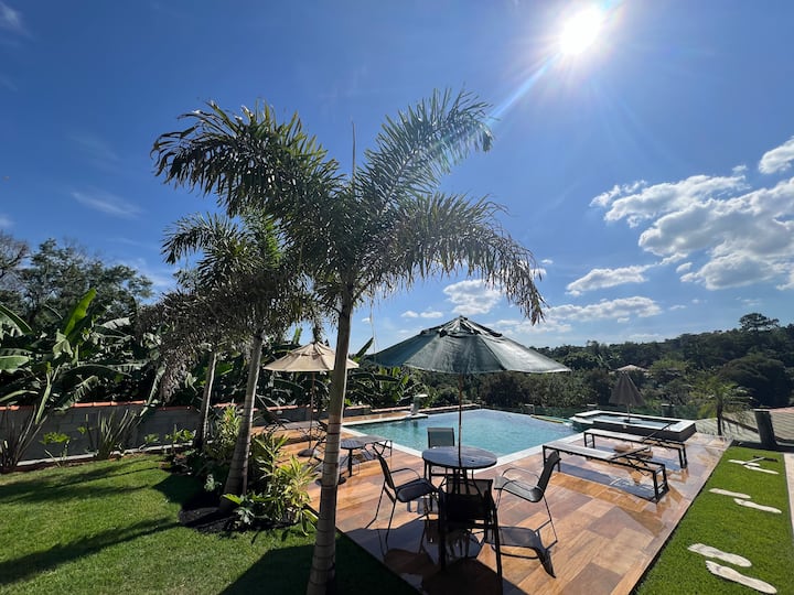 Chácara Oásis Natureza, Piscina Incrível E Sossego - Araçariguama