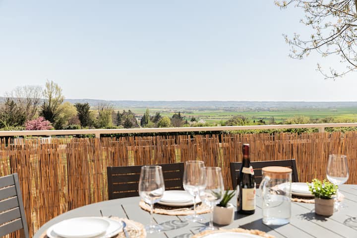 Maison Terrasse Et Vue, 3 Chambres, Près De Vienne - Condrieu