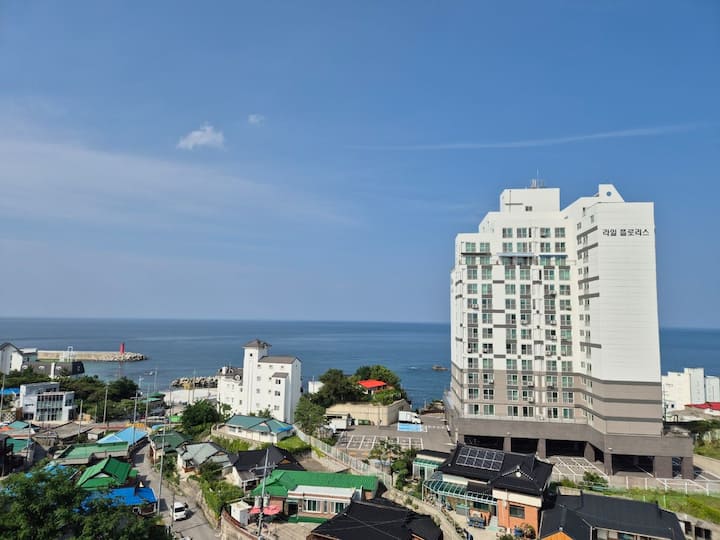 신규. 아트오션38평.최고바다뷰 대가족.단체모임환영.주문진수산시장5분거리 - 주문진읍