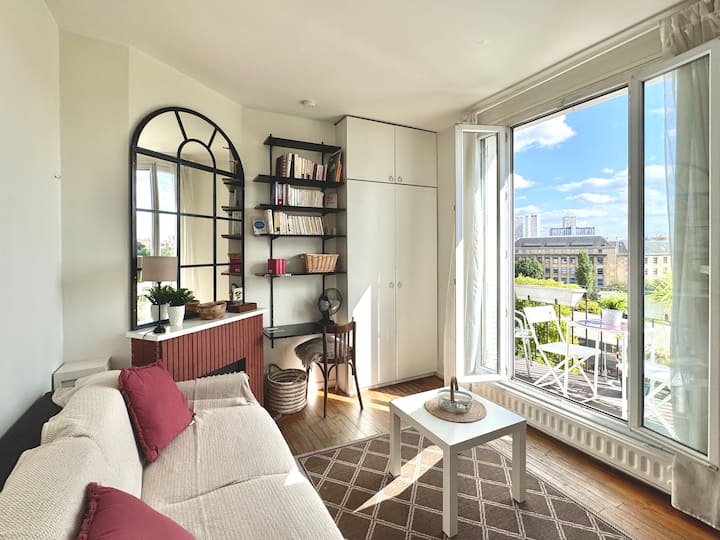 Studio Vue Imprenable + Balcon Végétal - 