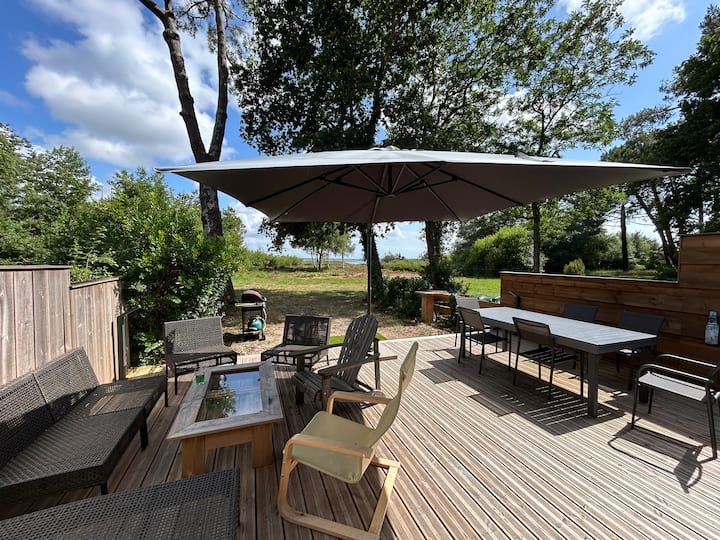 Maison Vu Lac Avec Tennis - Lacanau