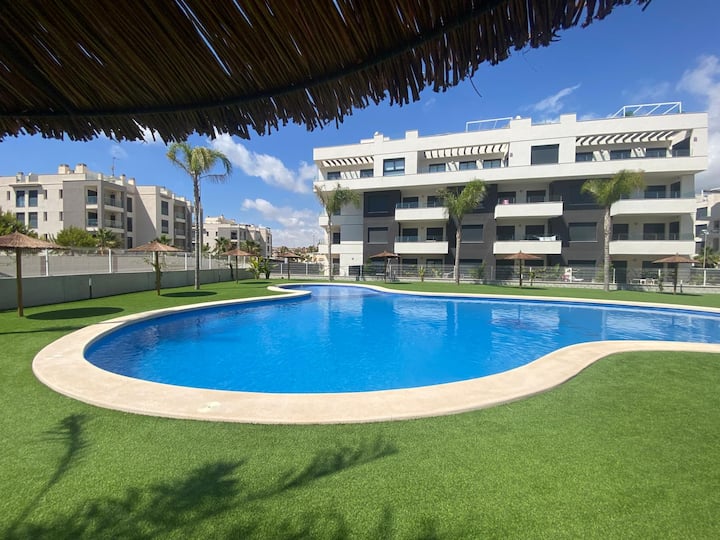 Luxury Apartment With Sun Terrace And Shared Pool - Villamartin