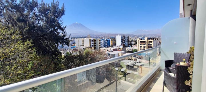 Umacollo Vista Panorámica Volcanes Arequipa 02 - Arequipa