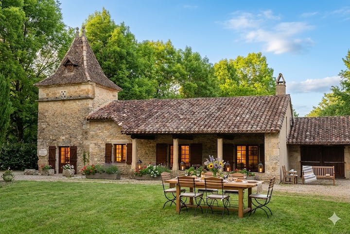 Grande Maison 5 Chambres - Piscine - Caylus - Saint-Antonin-Noble-Val