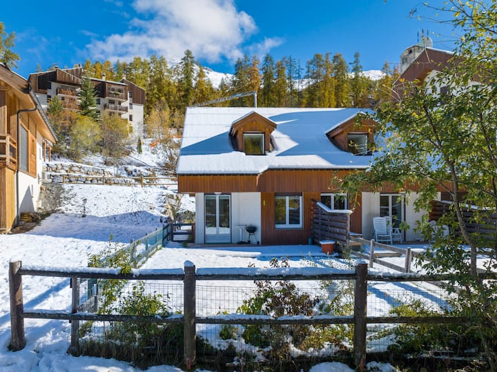 Demi Chalet En Duplex Avec Jardin - Les Orres