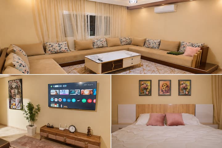 Appartement Chic  3 Clim, Ascenseur, Garage - Agadir