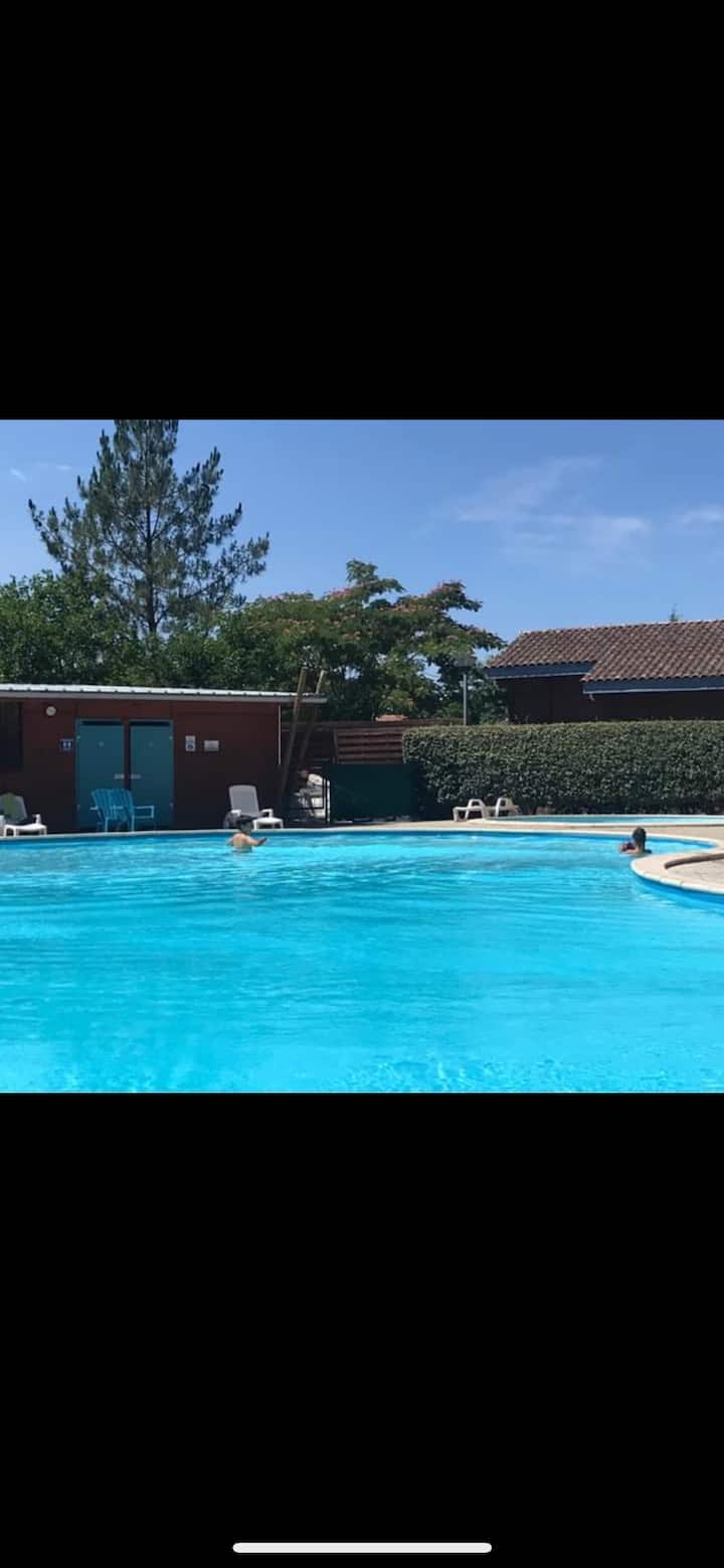 Chalet Plage, Piscine, Spa. - Mimizan