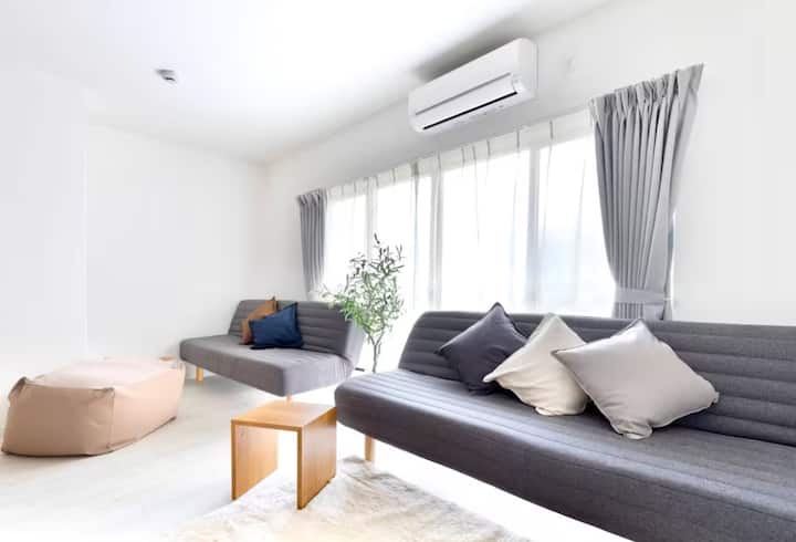 【Muji Room】日本の美しい暮らし｜大正駅から徒歩3分｜空港直通｜心斎橋６分usj１５分 - 우메다