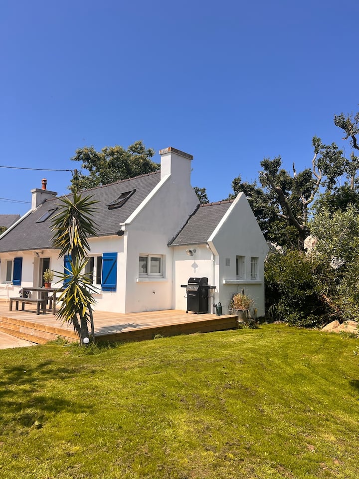 Maison Bretonne, Terrasse & Jardin Sud Plage 800m - Pleumeur-Bodou